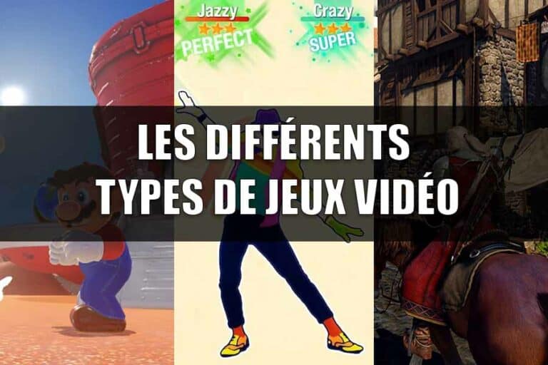 Quels sont les différents types de jeux vidéo