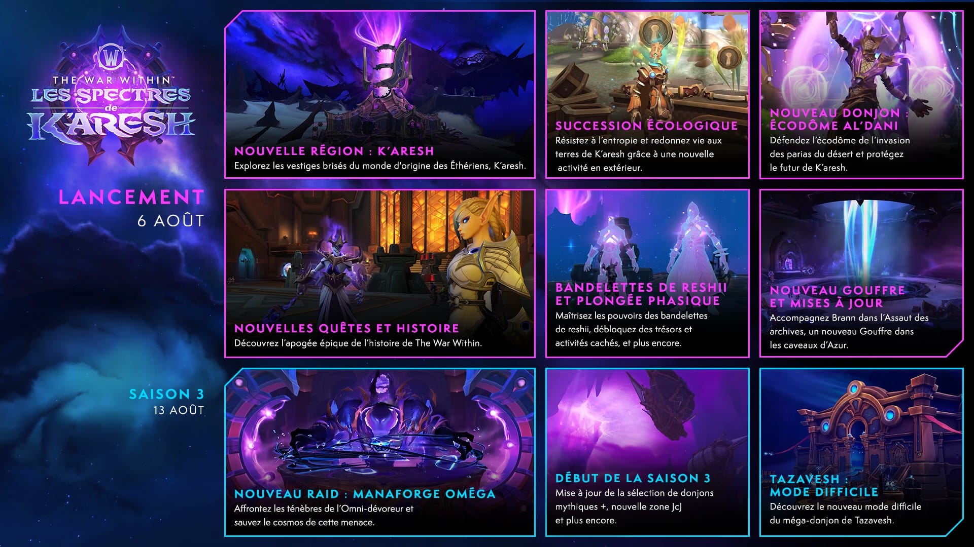 WoW : Les Spectres de K'aresh, nouvelle mise à jour déployée